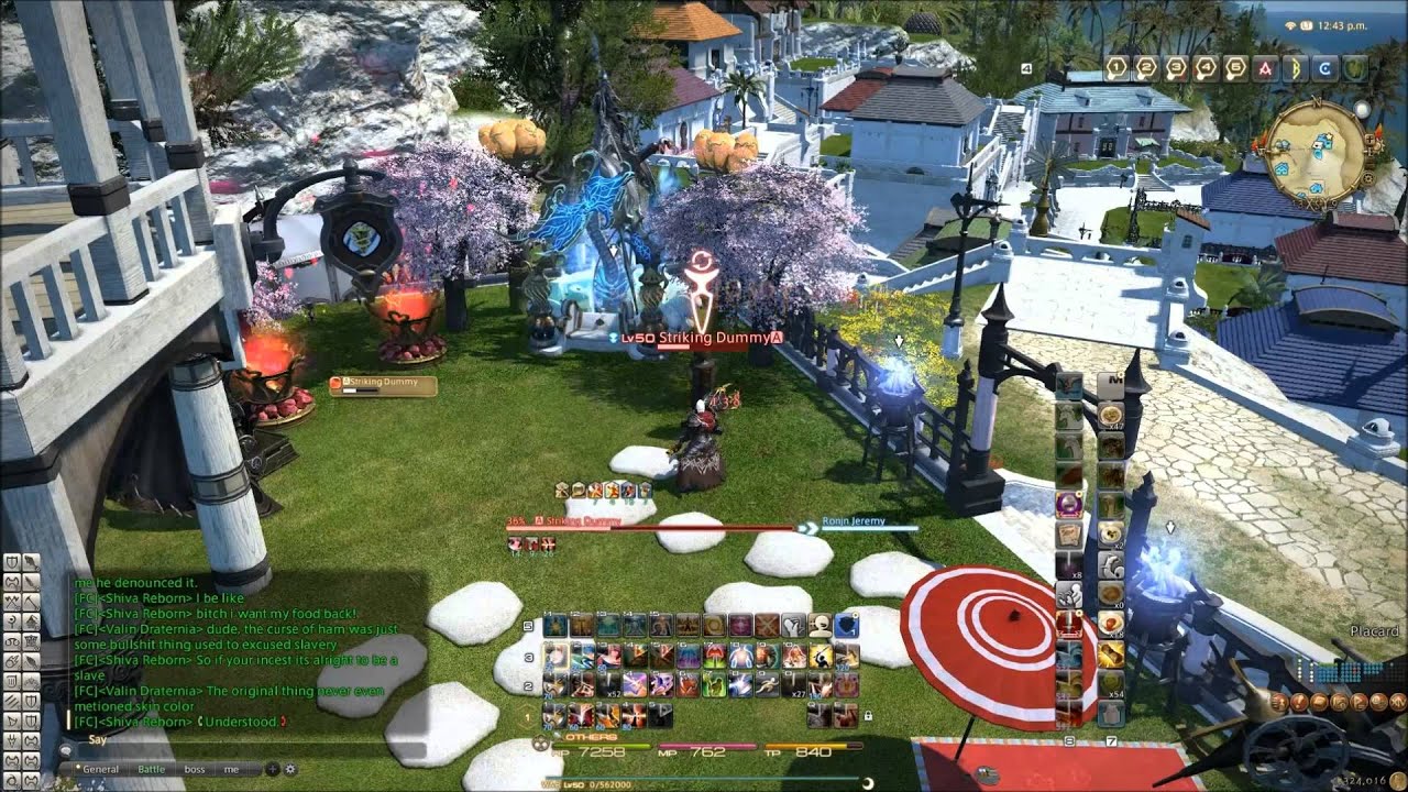 Final Fantasy XIV Warrior rotation - YouTube