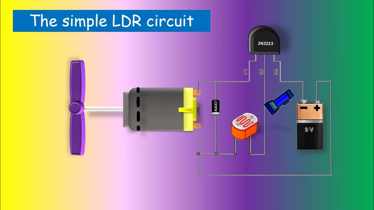 LDR Sensor training,simple electronic circuits for LDR,principle of LDR ...