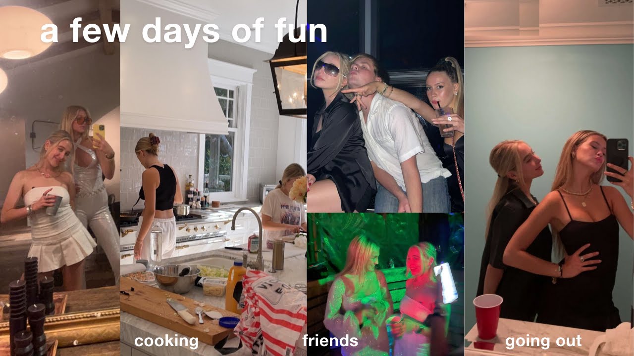 friends & fun | going out, shopping, & cooking - YouTube
