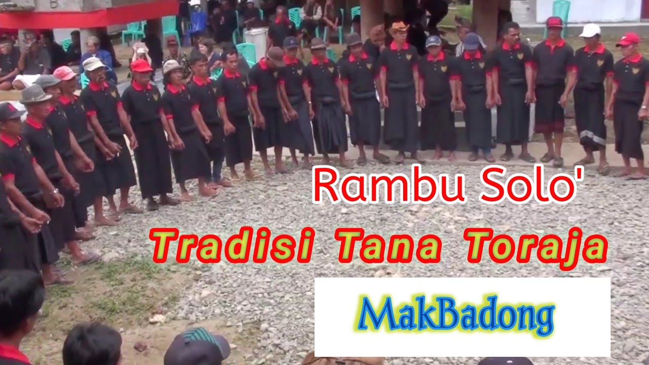 Mak Badong Tarian adat Tana Toraja - YouTube