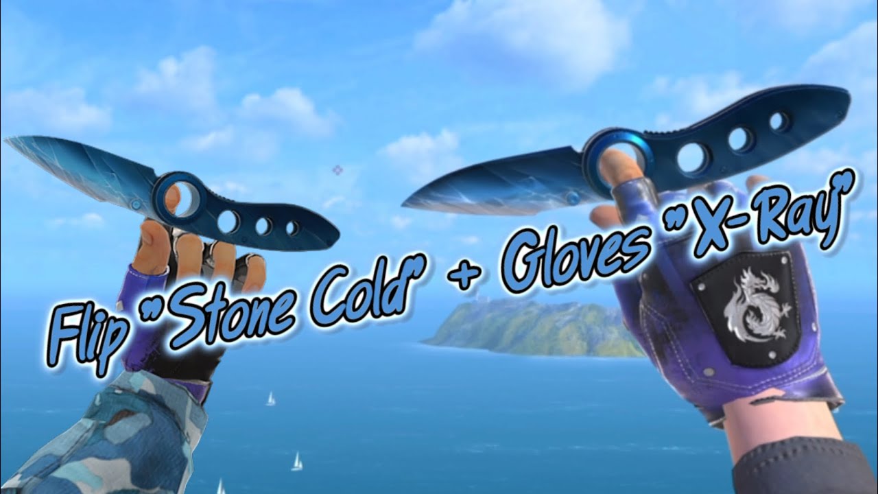 Flip “Stone Cold”+ Gloves “X-Ray” 🧊 Standoff2 - YouTube