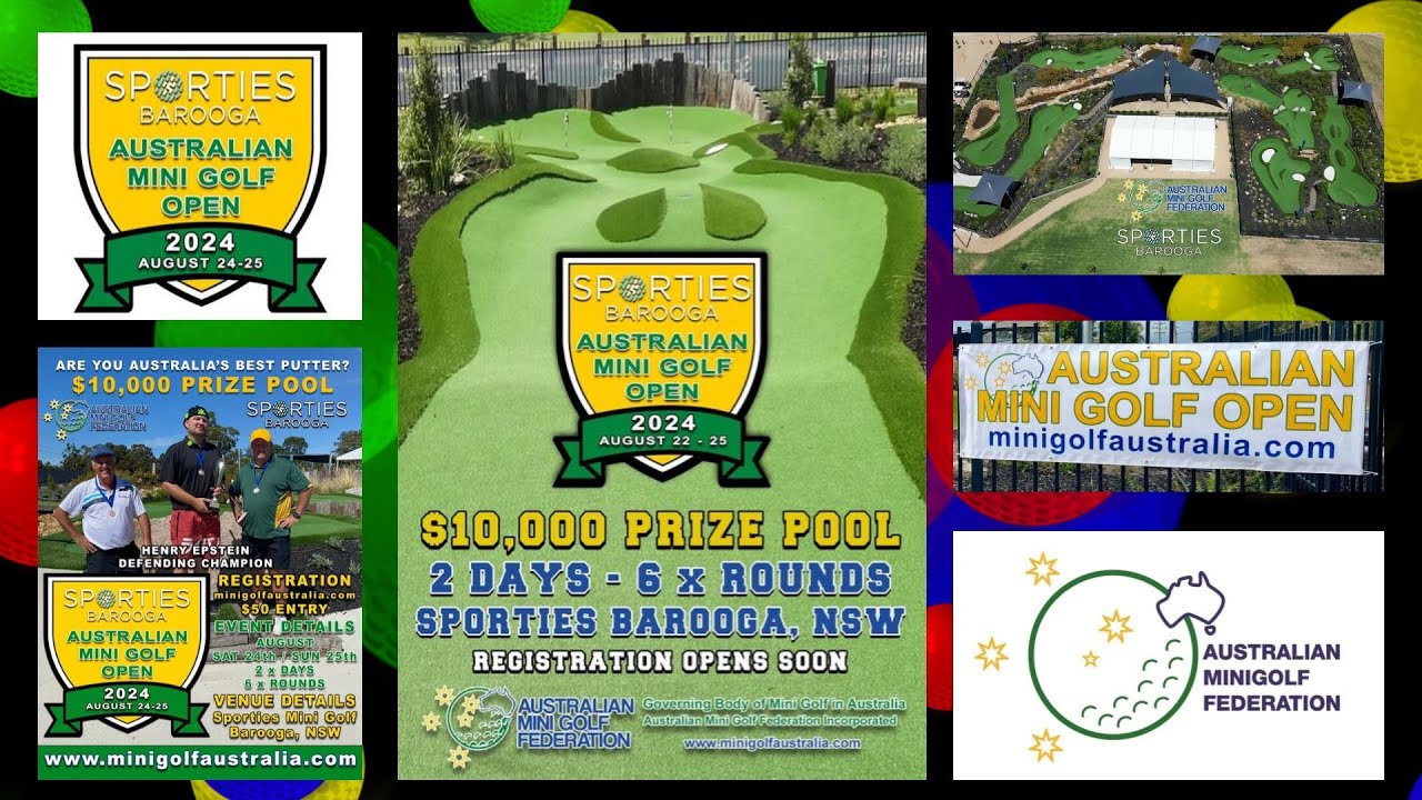 Australian Mini Golf Open 2024. - YouTube