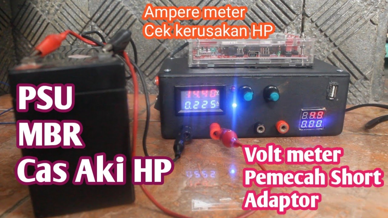 Alat multifungsi PSU MBR Cas HP Aki Avometer pemecah short jadi satu ...
