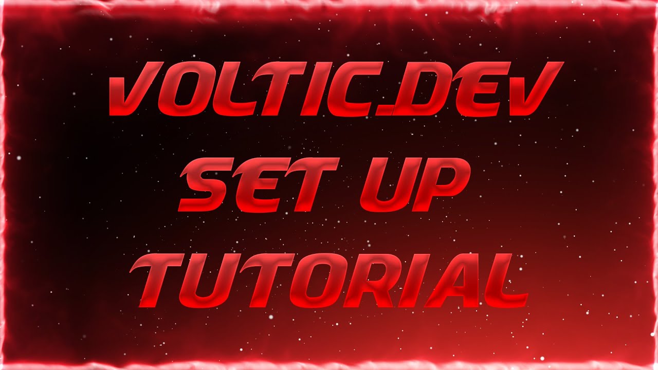 How to set up voltic.dev - YouTube
