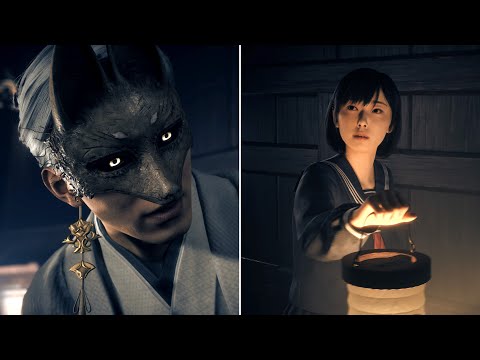 Hinako Meets Kotoyuki Tsuneki / Fox Mask - Silent Hill f Cutscene (4K 60FPS Ultra Settings)