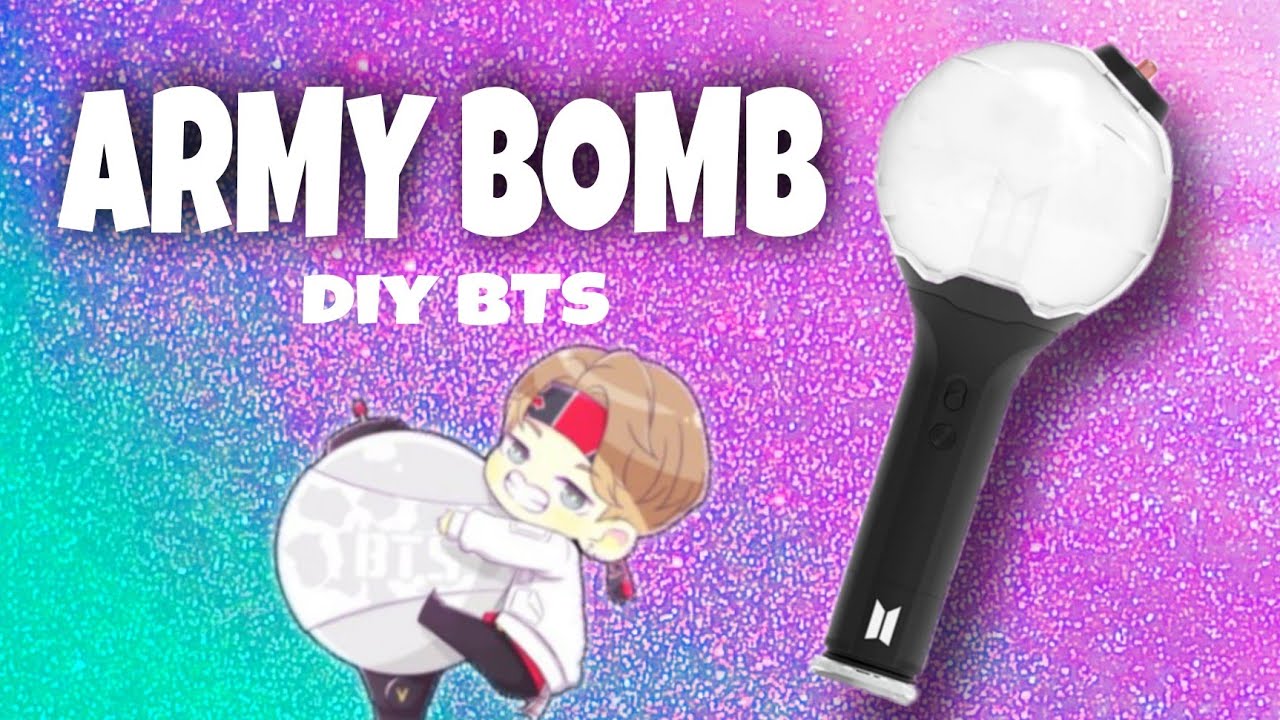 Diy BTS army bomb - YouTube