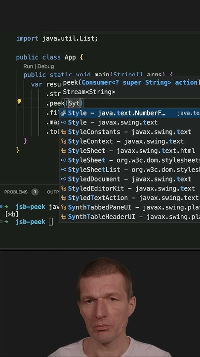 Java Streams Basics The Useful Peek Method Java Shorts Coding