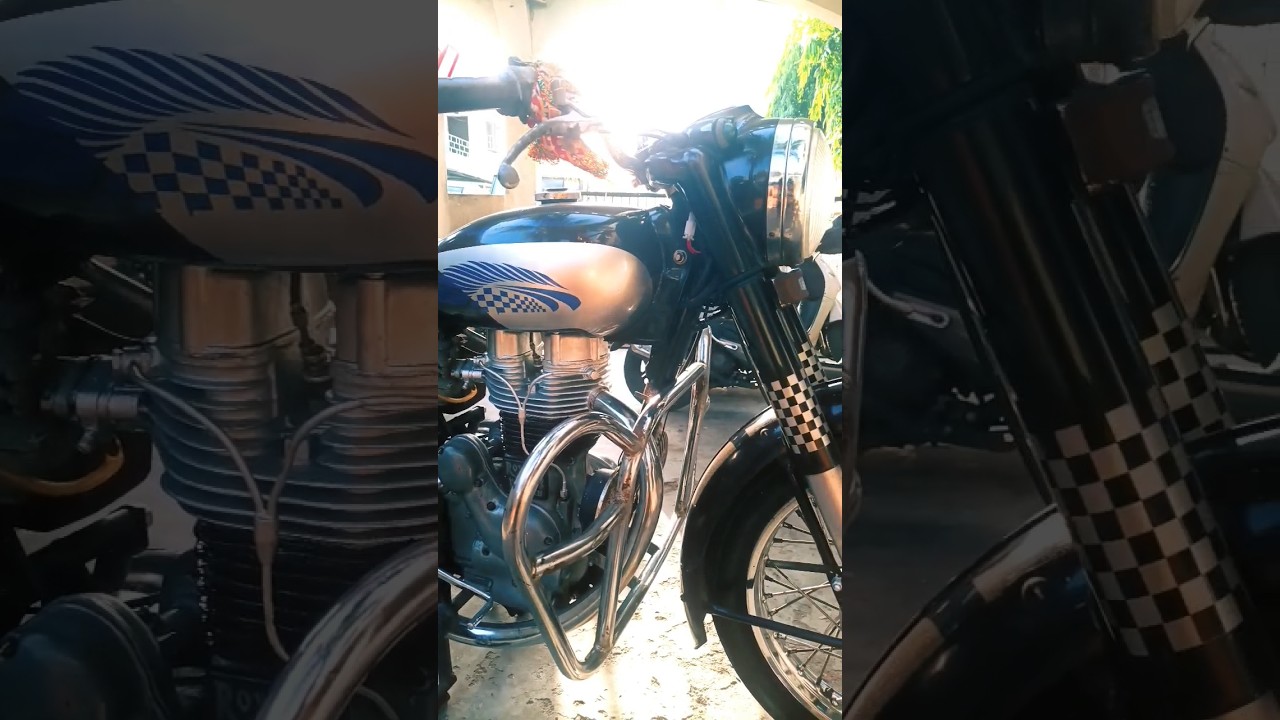 Old bullet Restoration Modified 90's model #oldbullet #royalenfield # ...