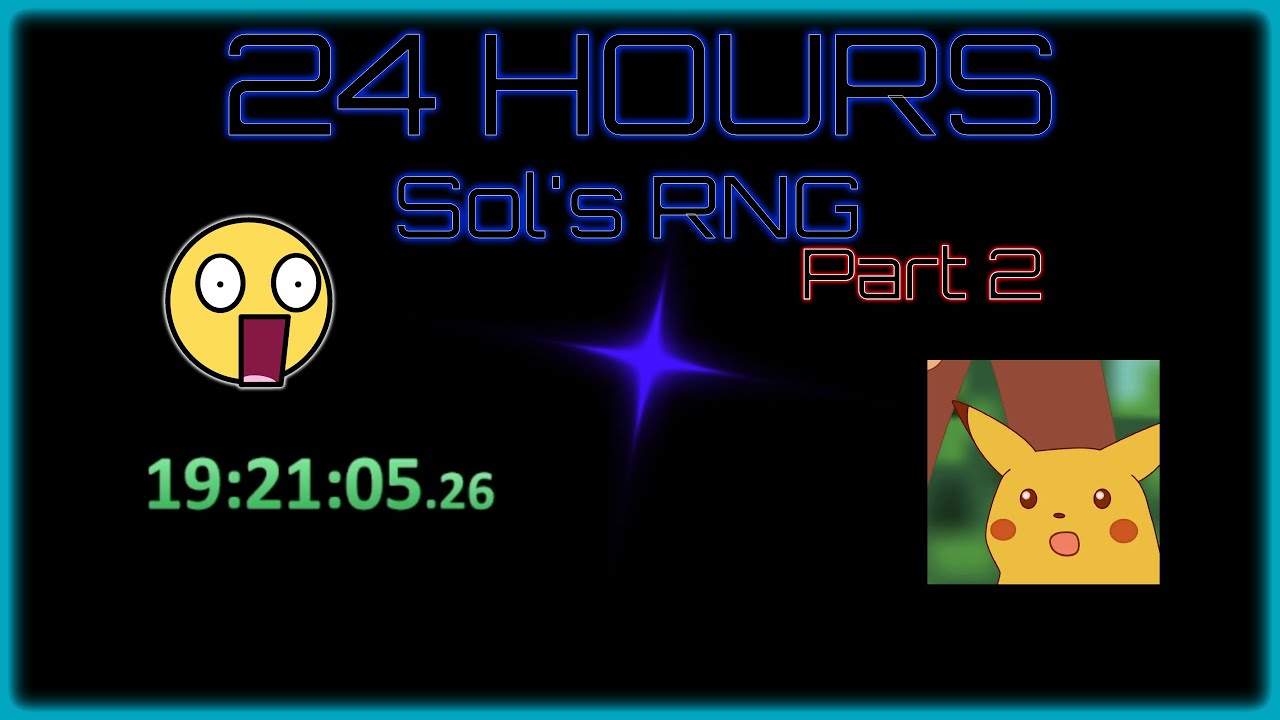 I Spent 24 HOURS in Roblox Sol's RNG (PART 2) - YouTube