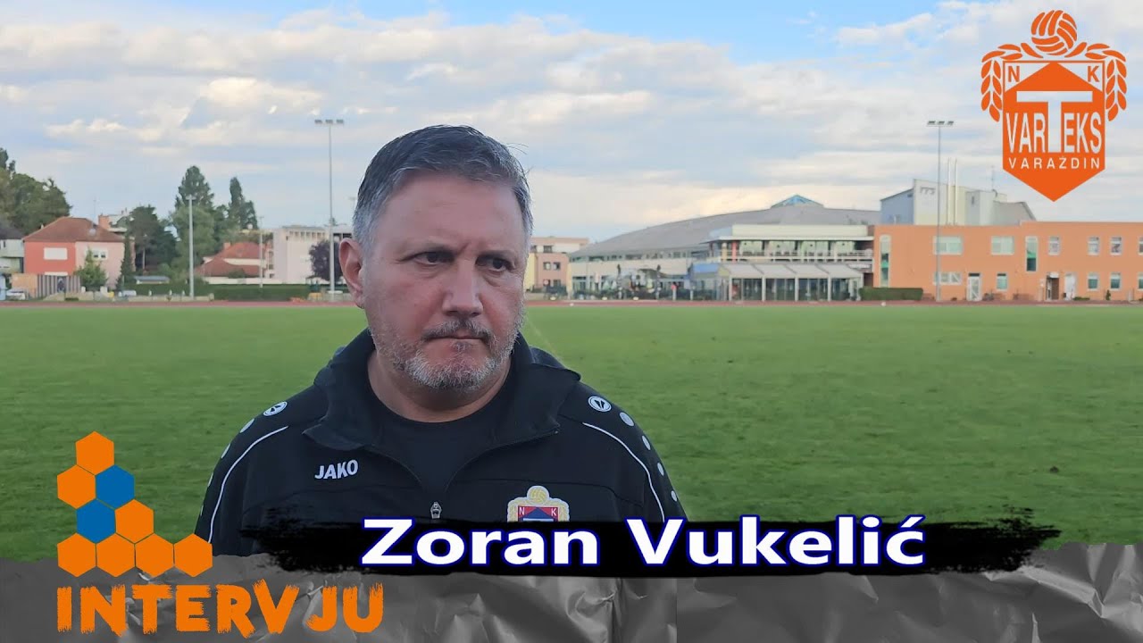 Zoran Vukelić (NK Varteks) nakon utakmice Varteks - HAŠK 2:1 (10.08. ...
