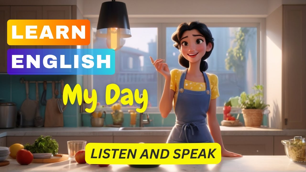 My daily routine | Improve Your English | English Listening and ...