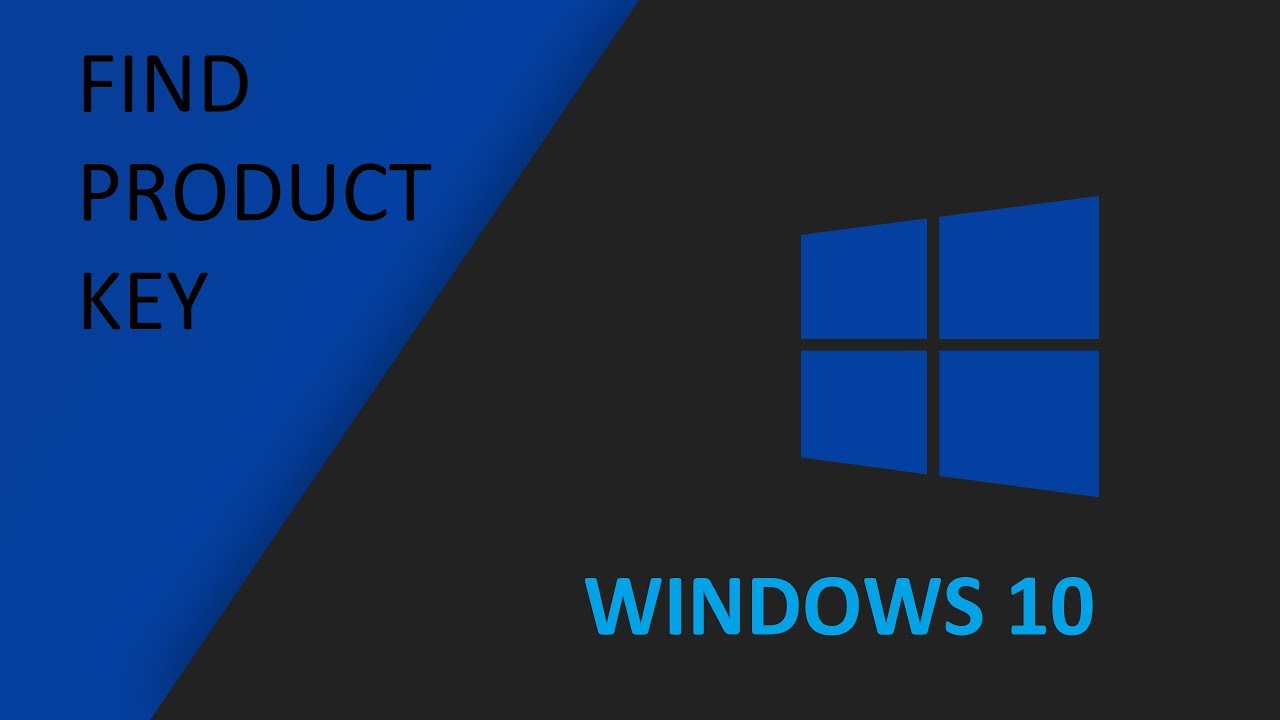 How To Find Your Windows 10 Product Key by technical gamer - YouTube