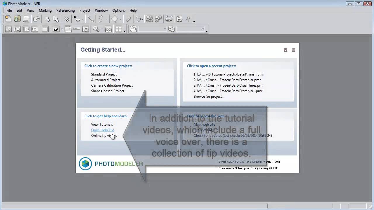 Tip - PhotoModeler Help and Learning Resources - YouTube