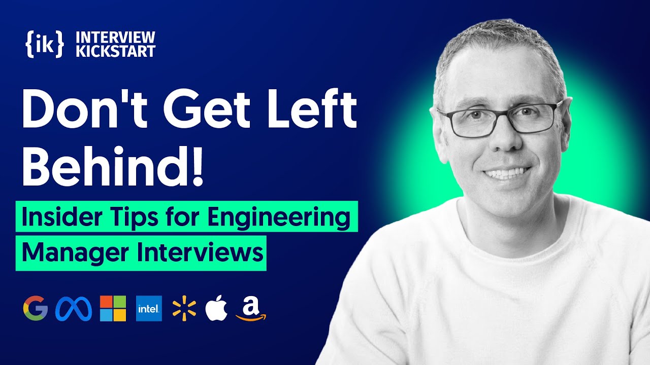 Don't Get Left Behind! Insider Tips for Engineering Manager Interviews by Yannis Minadakis - YouTube