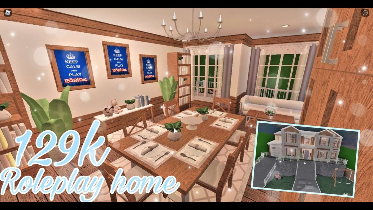 Role Play house (tour) (bloxburg) - YouTube