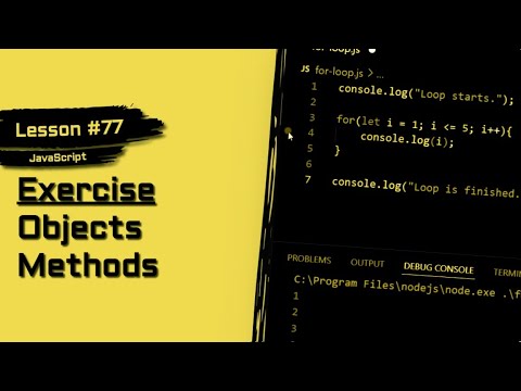 JavaScript For Beginners #77 | Practice Object Methods With Me! - YouTube