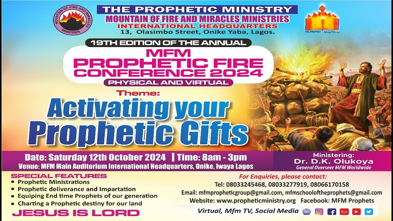 MFM Prophetic Fire Conference 2024 - YouTube