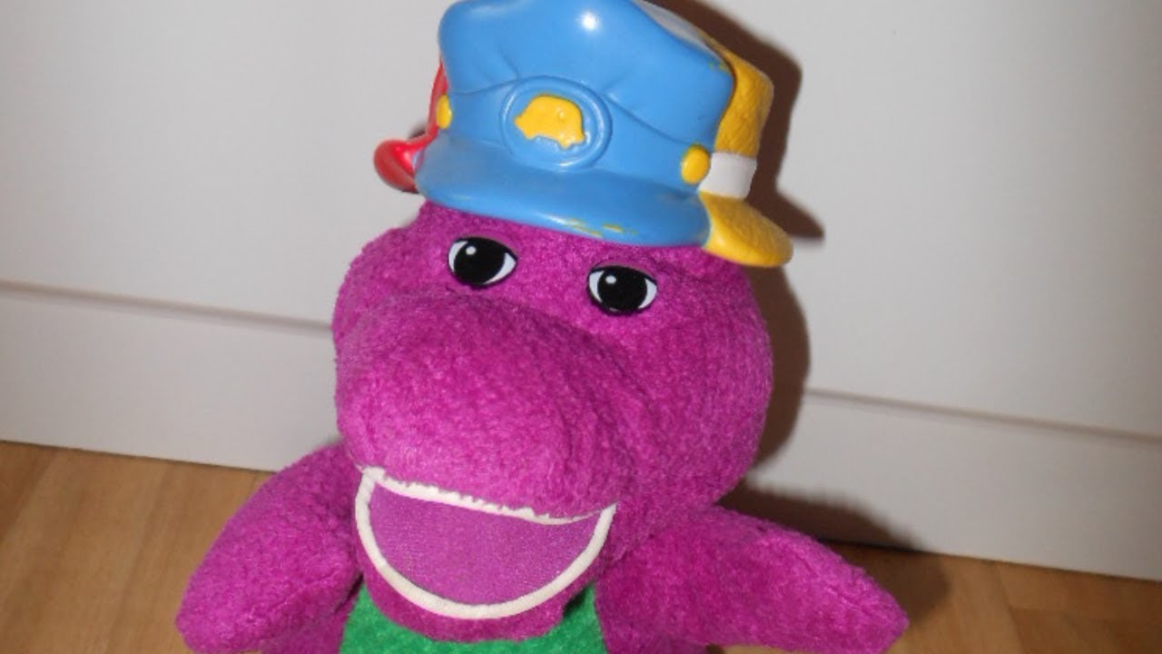 Fisher-Price Silly Hats Barney and friends soft/plush toy - YouTube