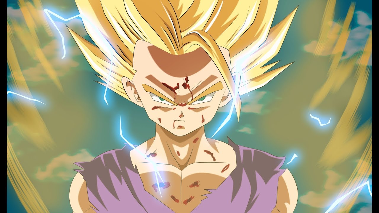 La transformation de Sangohan en SSJ2 [ from MCM ] - YouTube