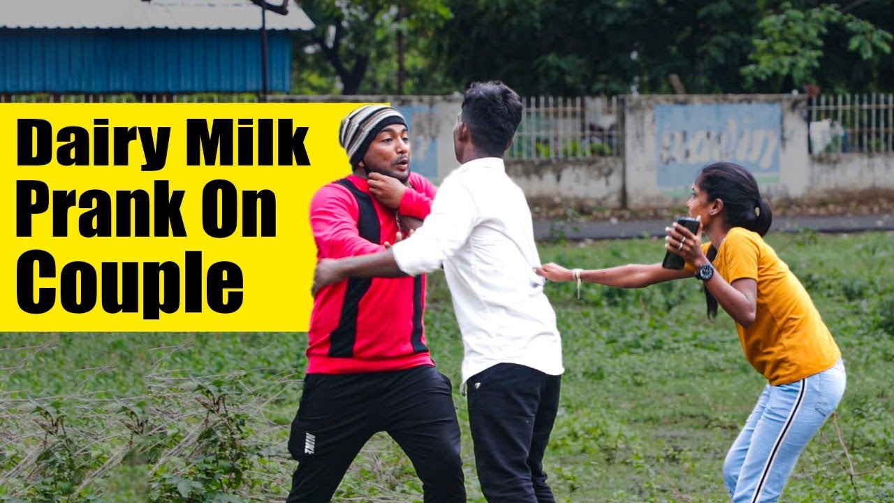 Dairy Milk Prank on Couple || Fun Samugam - YouTube