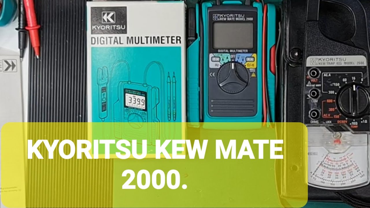 MULTIMETRO KYORITSU/// MATE 2000, Y KEW SNAP 6 MODEL 2608. REVISÍON ...