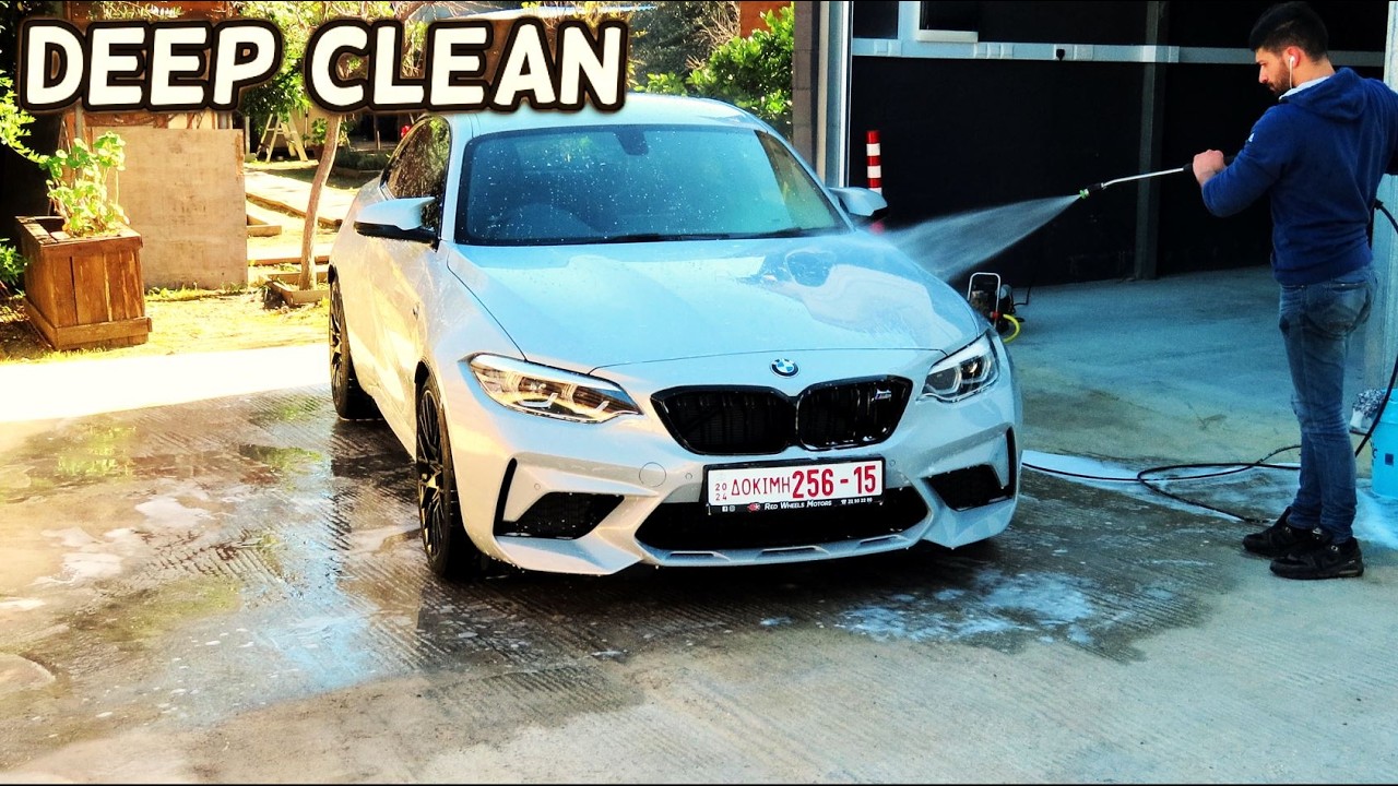 BMW M2 COMPETITION - DEEP CLEAN Auto Detailing -ASMR - YouTube