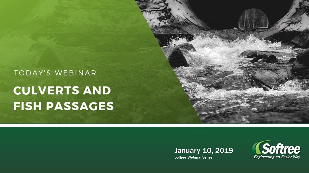 Designing Culverts and Fish Passages in RoadEng - YouTube