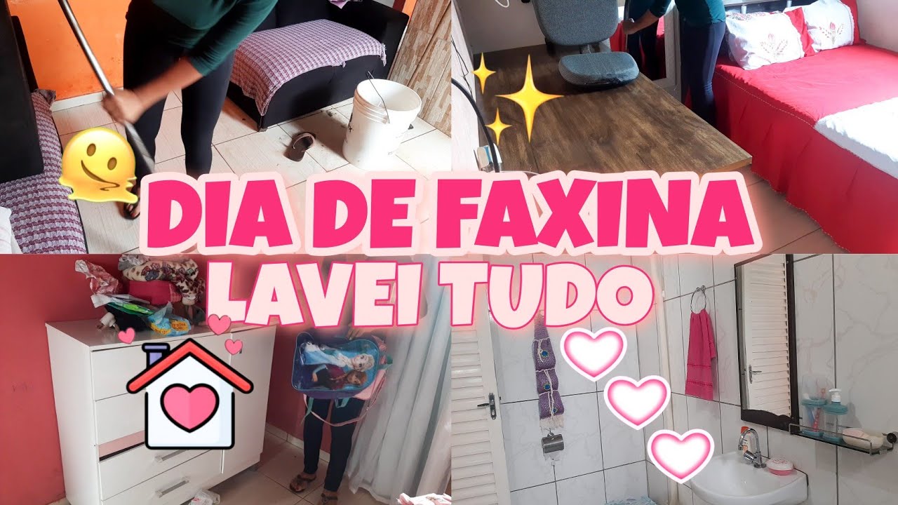 LAVEI TUDO || FAXINA PESADA E COMPLETA||CASA LIMPISSIMA ||DONA DE CASA ...