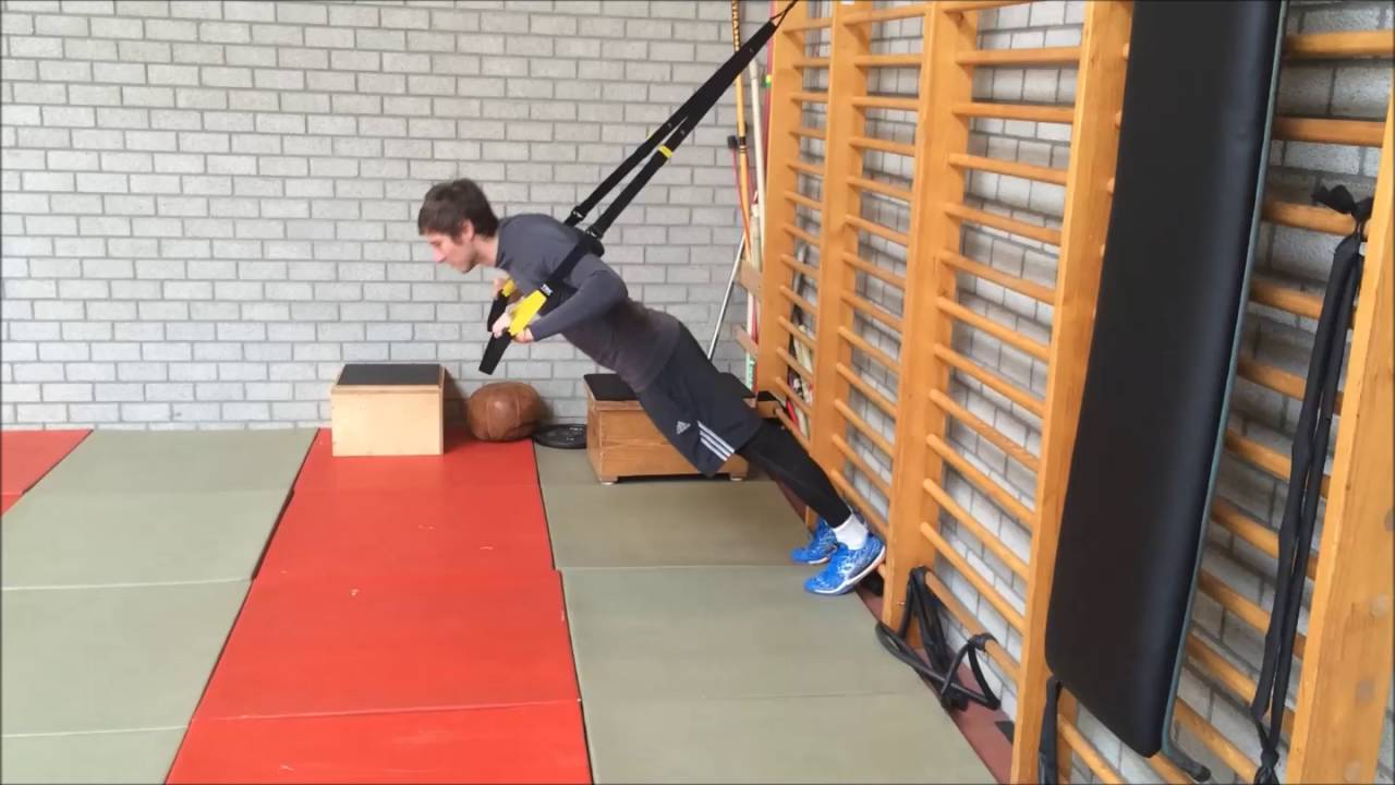 Sling Trainer Übung: push ups | Sling-Training.info - YouTube