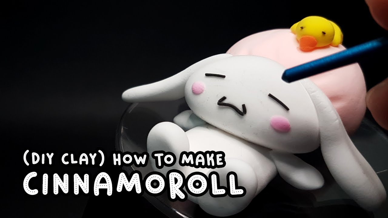 How To Make Sleepy Cinnamoroll | DIY Clay - YouTube