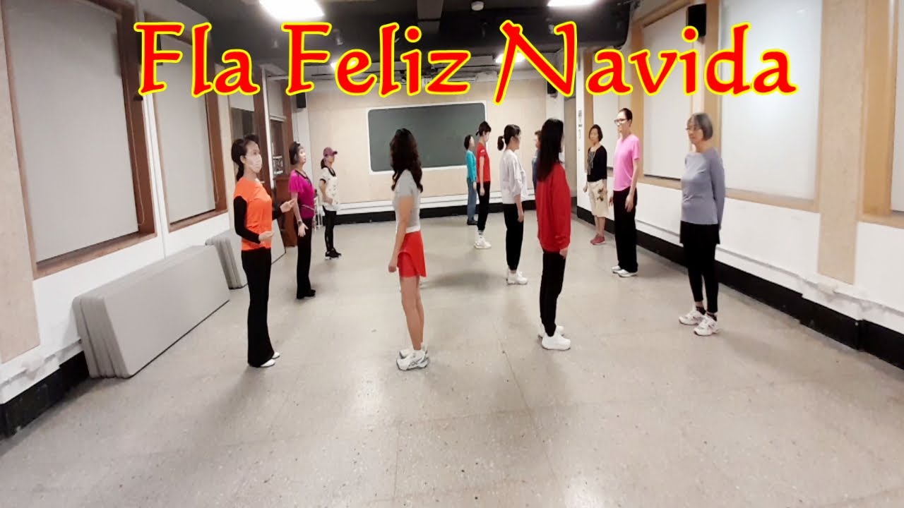 Fla Feliz Navida - Contra Line Dance - YouTube