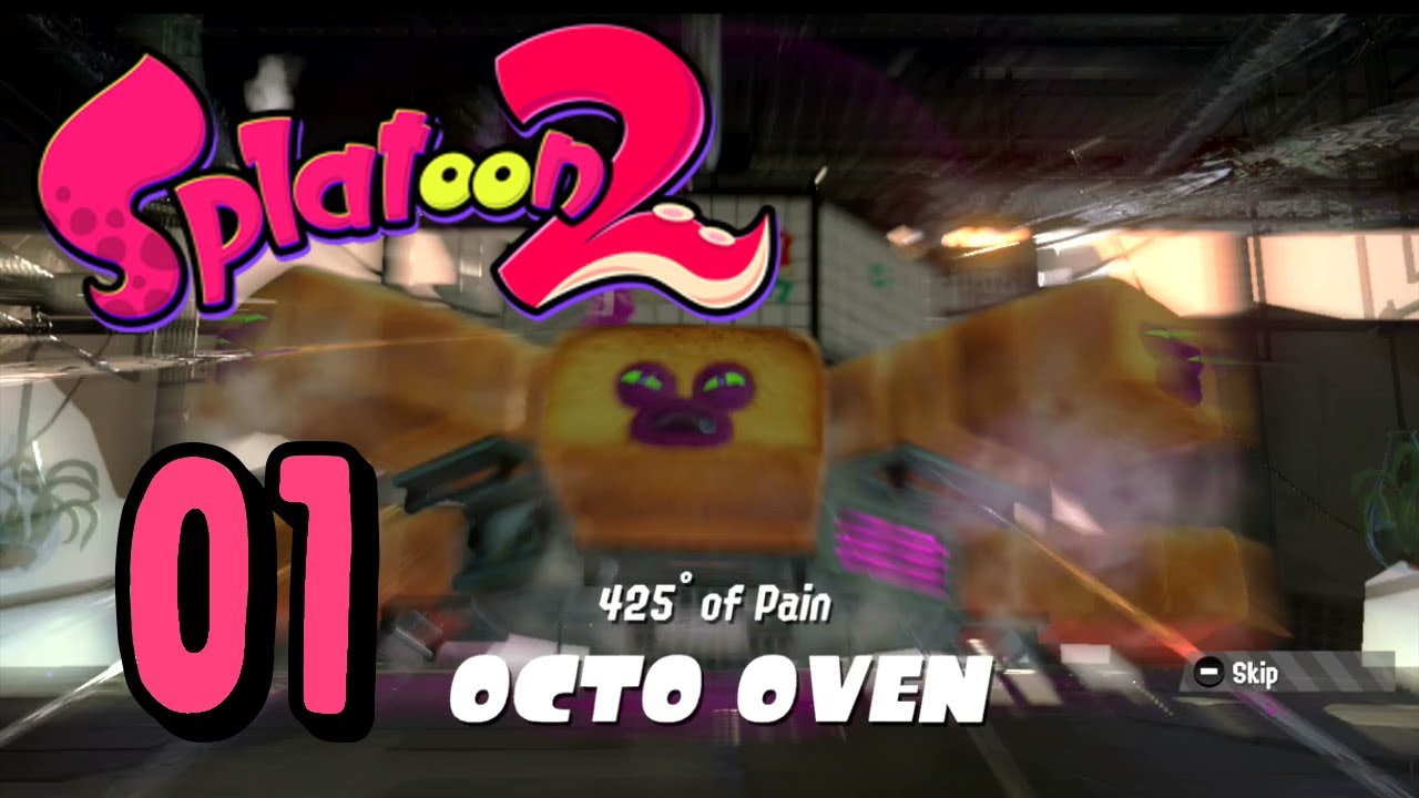 Let's Play: Splatoon 2 Story Mode | Part 1 | Stages 1, 2, 3 & Boss 1 ...