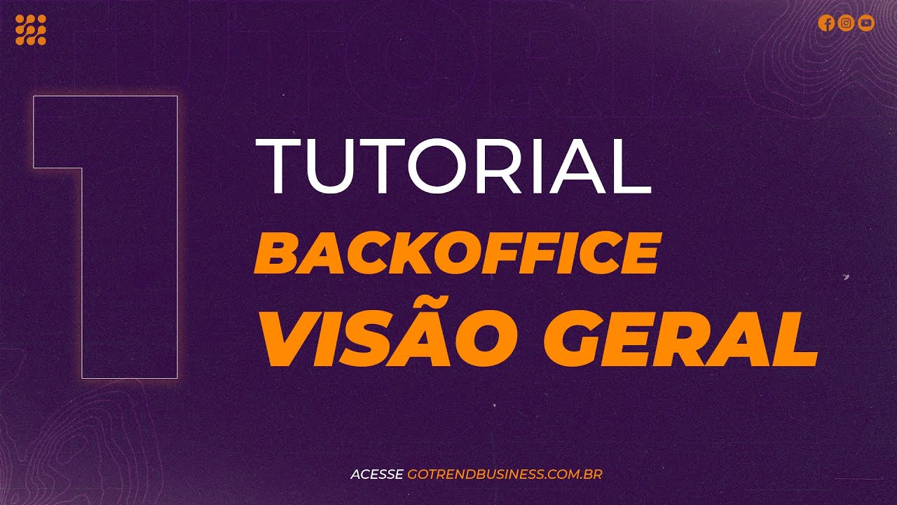 COMO FAZER LOGIN E ALTERAR DADOS PESSOAIS NO NOVO BACKOFFICE | TUTORIAL 01 - YouTube