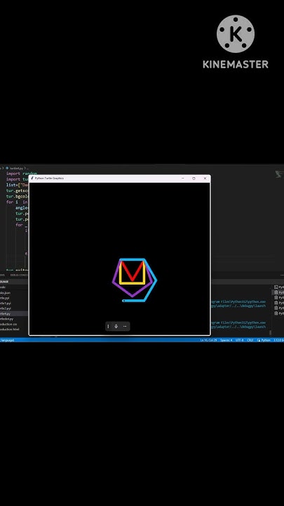 Coding Python Turtle Using Pentagonviral Shorts Coading Pythonprogramming Python Youtube 