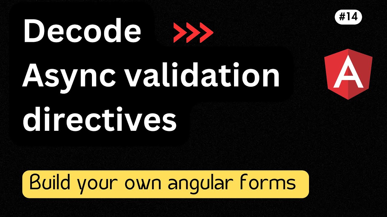 Decode Template Driven Angular Forms Validation Youtube