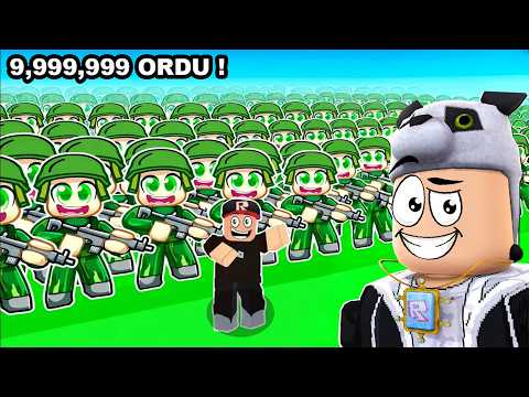 Roblox'ta Dünyayı Ele Geçirmek İçin ORDUMU Kurdum!