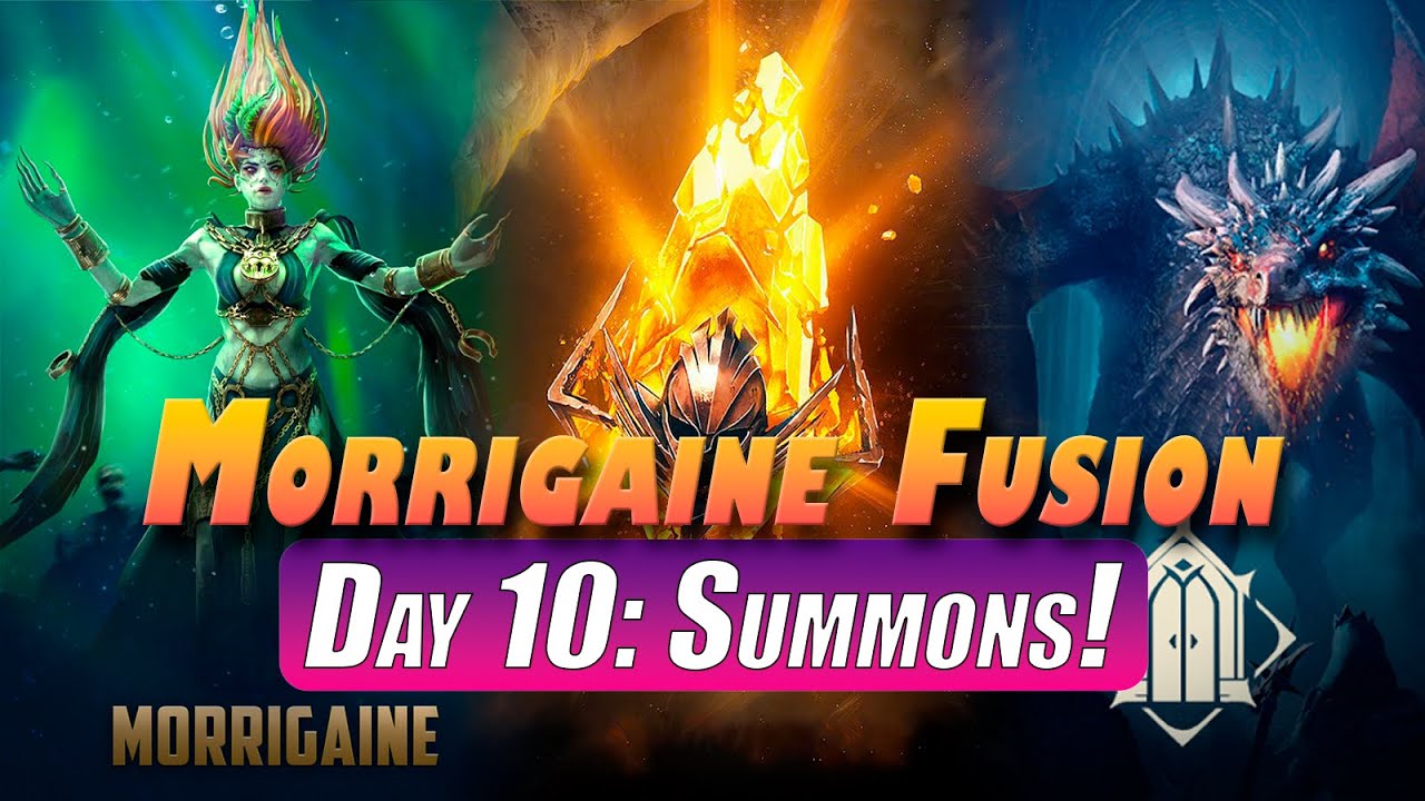 Summons! | Day 10 Morrigaine Fusion | Raid Shadow Legends - YouTube