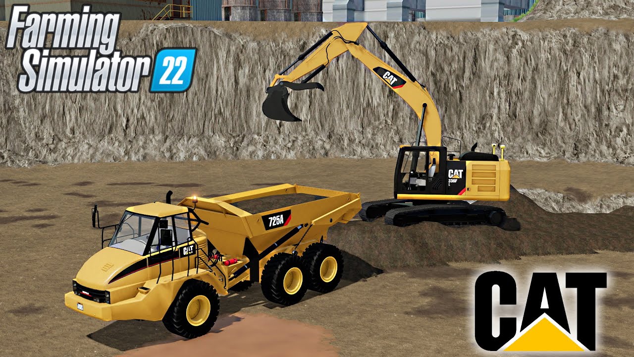 FS22 🚧 New Caterpillar 336F L 🚧 Farming Simulator 22 Mods - YouTube
