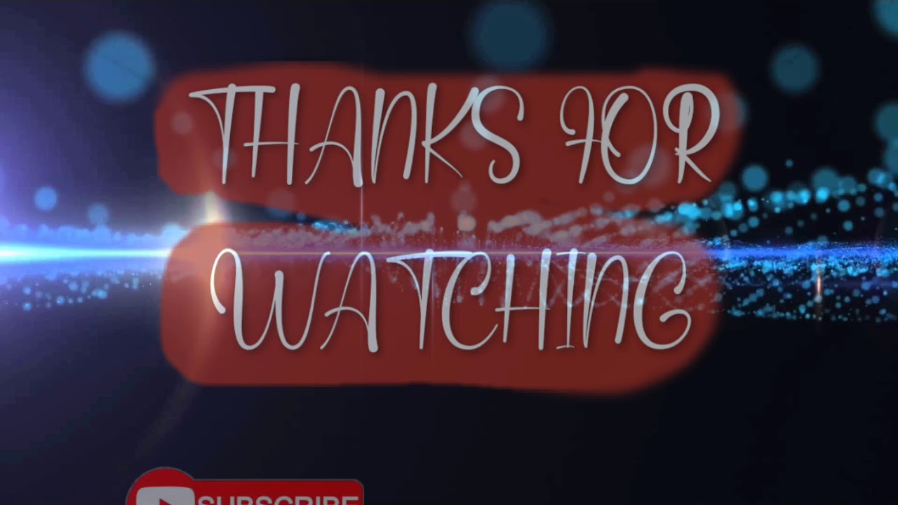 Thanks for watching and subscribing my channel 💞 - YouTube