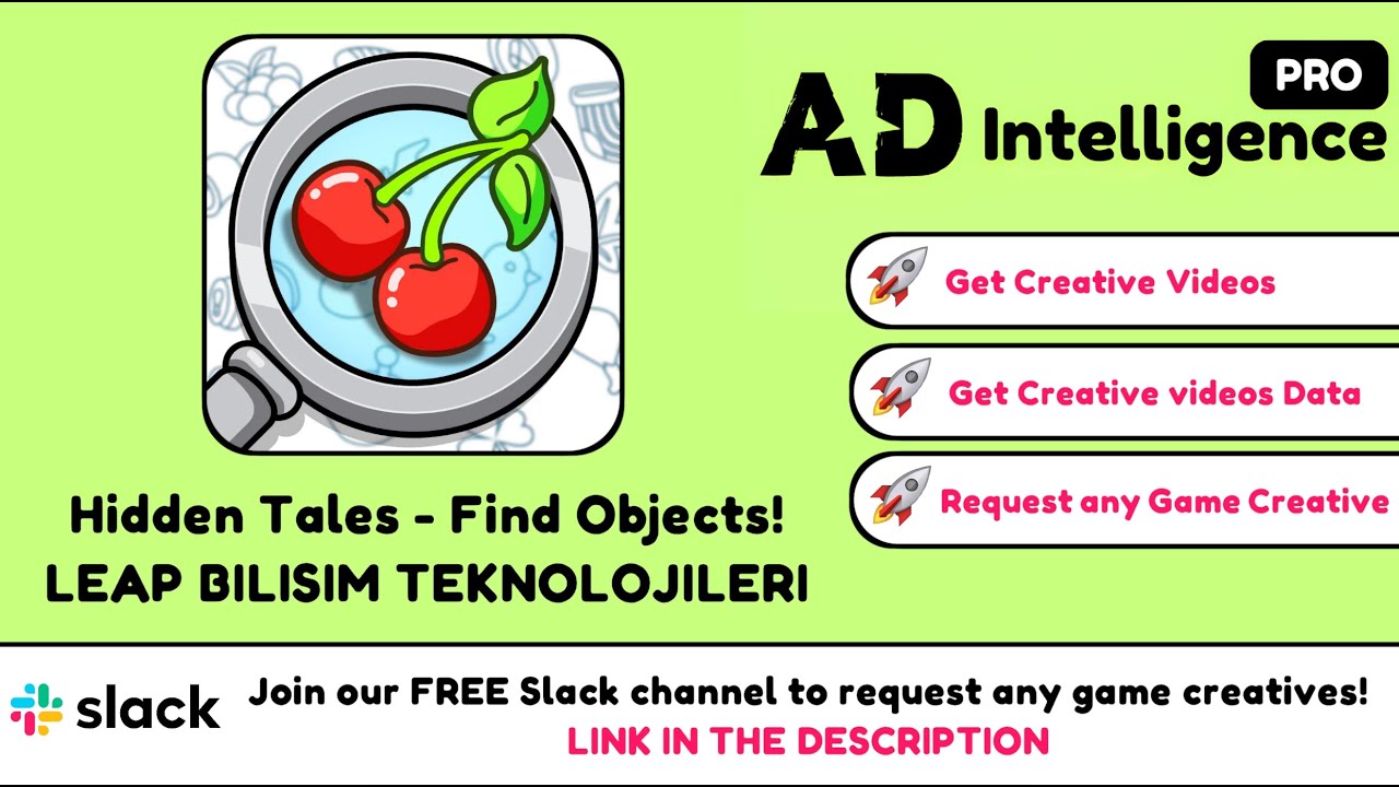 AD intelligence PRO | Hidden Tales - Find Objects! By LEAP BILISIM | # ...