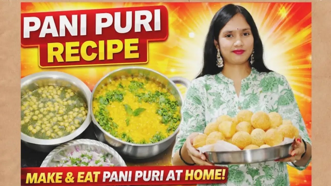 Pani Puri Recipe | Golgappa Masala Pani Ka Secret Recipe | पानी पूरी का ...