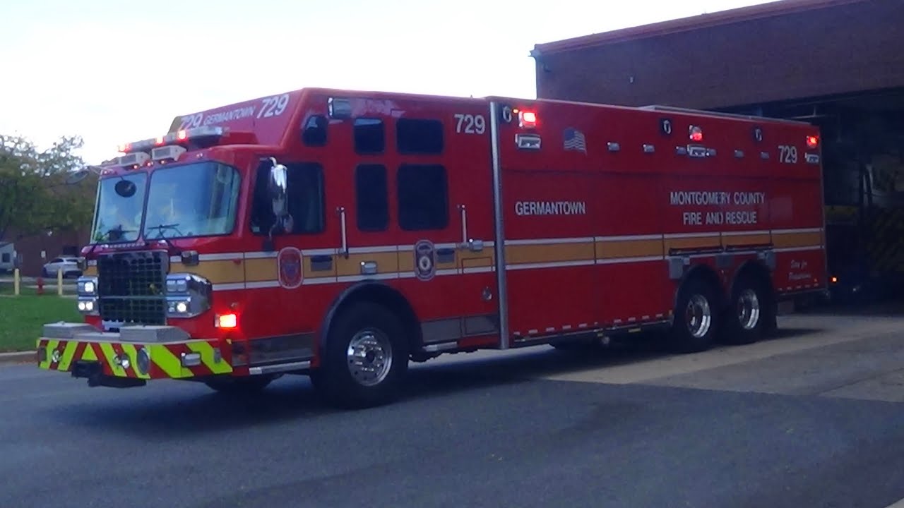 MCFRS Rescue Squad 729 Responding - YouTube