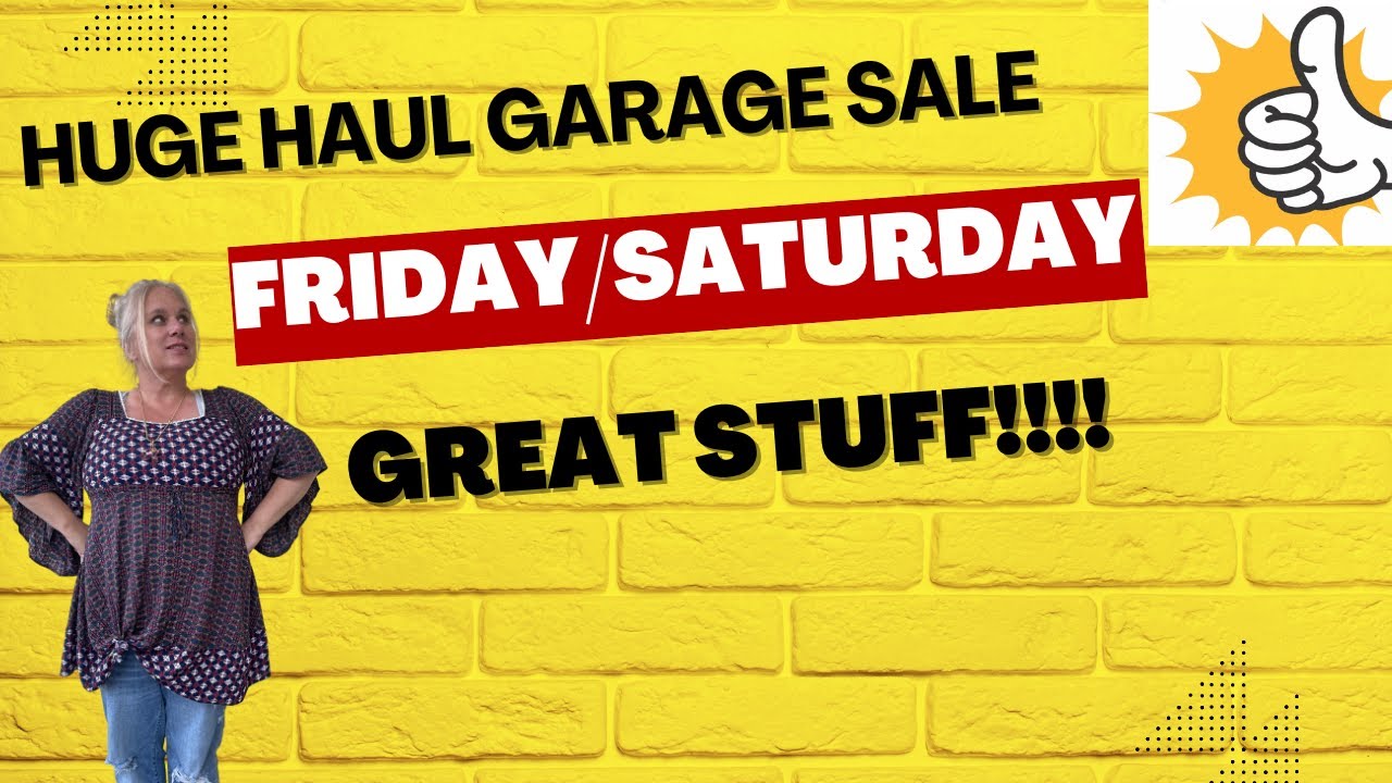 Weekend yard sales/estate sales!!! HUGE HAUL that will make money ...