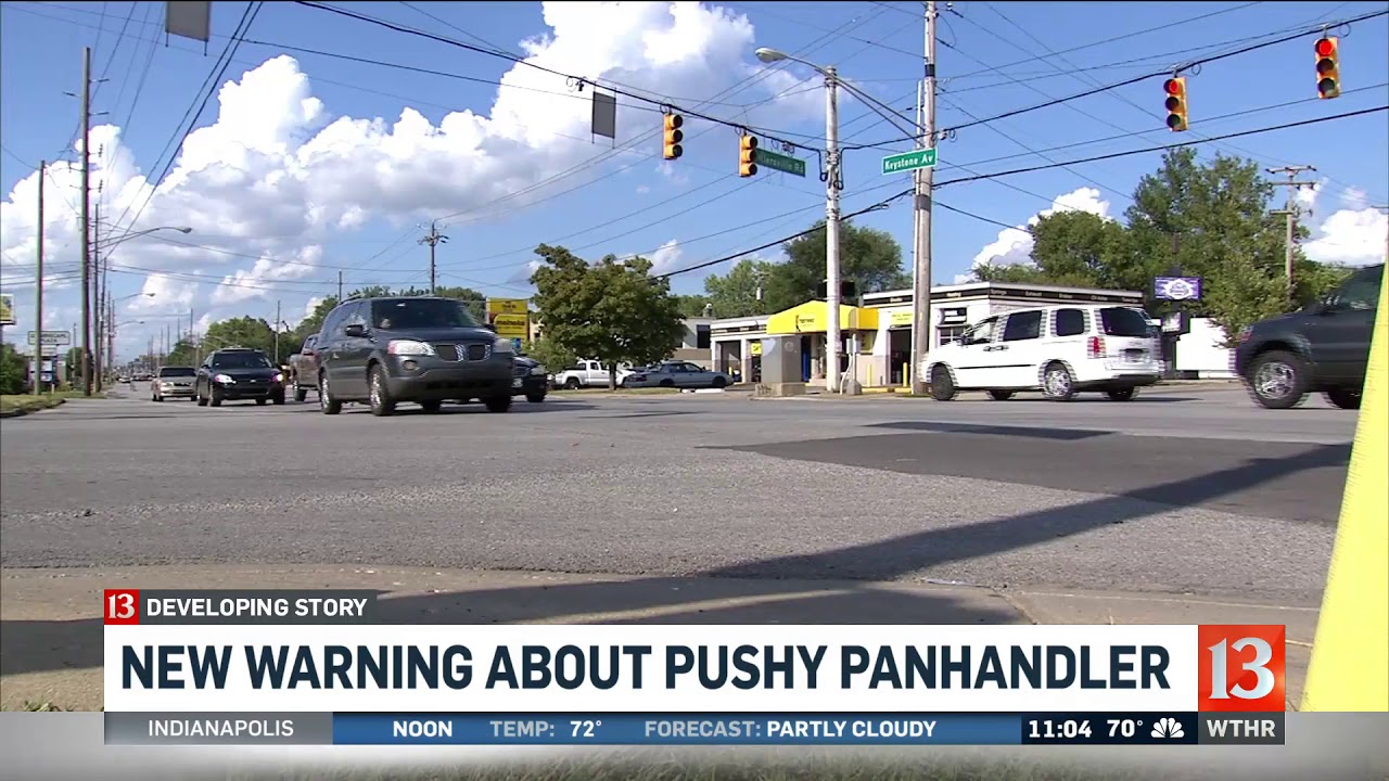 More complaints about aggressive panhandler - YouTube