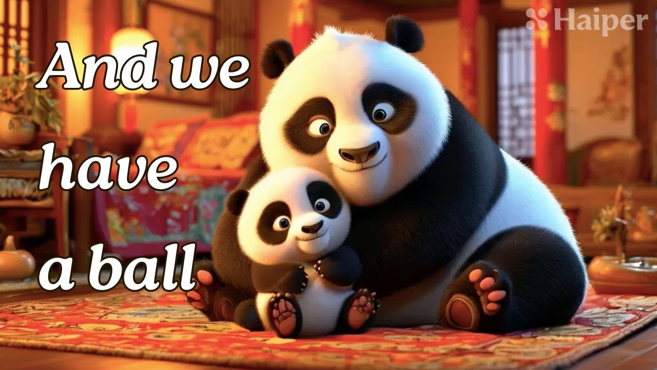 Panda song: And We Have A Ball (My big brother, standing tall) 🐼🌿 Panda ...