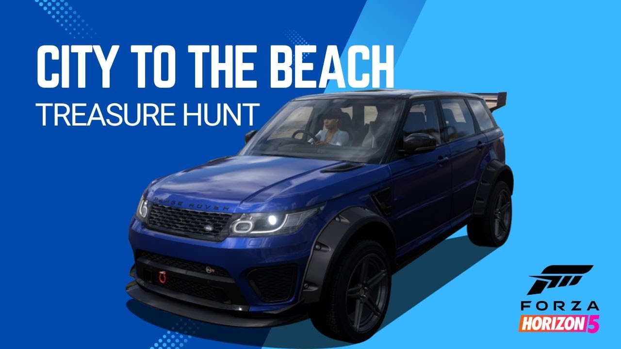 Forza Horizon 5: City To The Beach - Treasure Hunt - YouTube