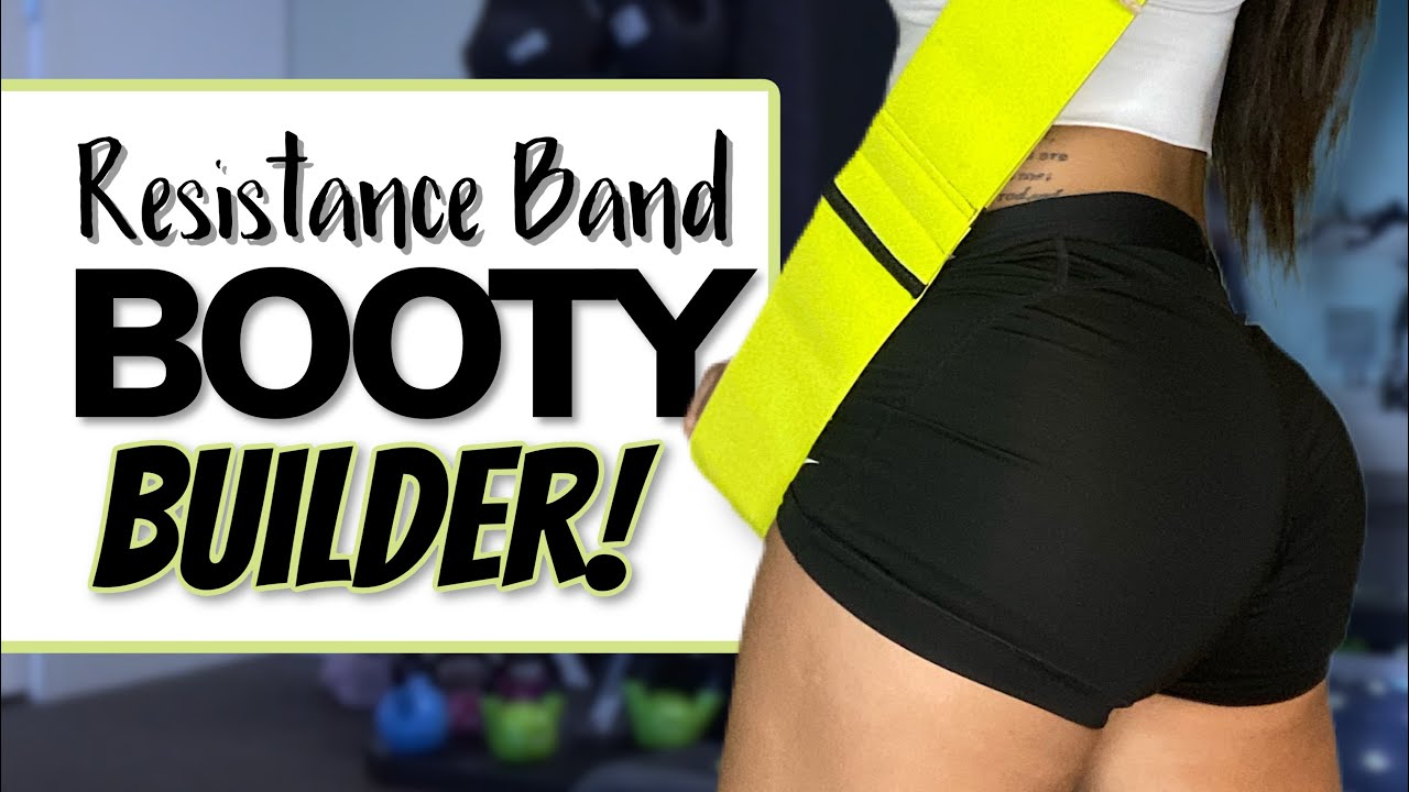 Resistance Band Booty At Home Workout Youtube