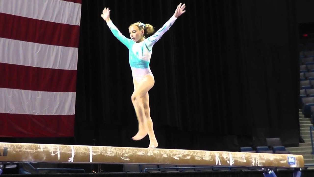 Sydney Johnson-Scharpf - Balance Beam - 2013 P&G Championships - Jr ...