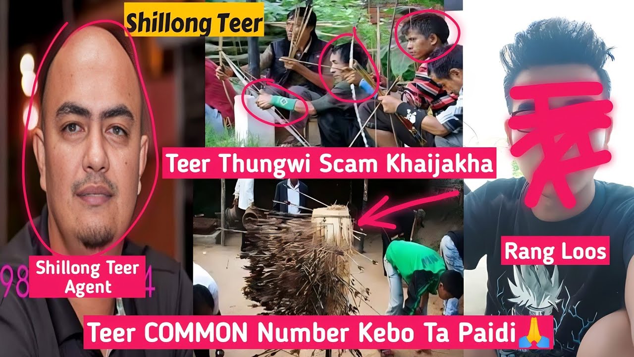 Rang Chai Kharjakha Tiprasa😳 || Shillong Teer Common Number Payui😅 ...