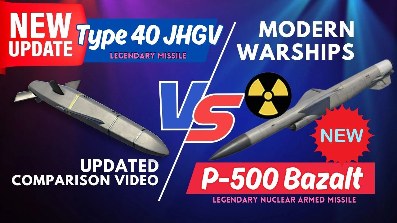 P-500 Bazalt (Nuke) versus Type 40 JHGV | Modern Warships - YouTube